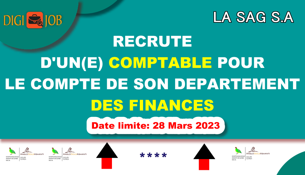 Recrutement D'un(e) Comptable pour le Compte de son Département des ...